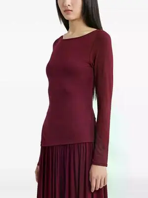 DETERM; Long-sleeve Blouse With Side Slit