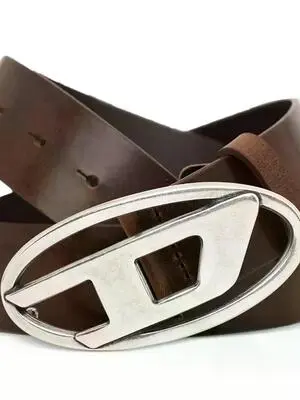 DIESEL Oval D-logo Belt