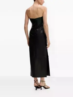 Bardot Cut-out Strapless Midi Dress