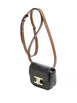 Celine Mini Triomphe Monogram Crossbody Bag