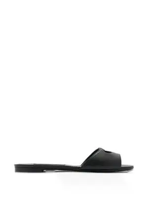 Dolce & Gabbana Logo-plaque Flat Sandals