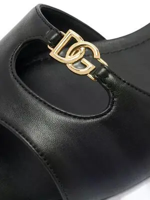 Dolce & Gabbana Logo-plaque Flat Sandals