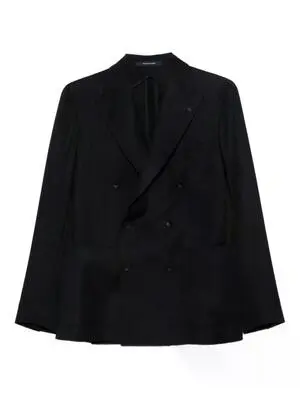 Tagliatore Double-breasted Herringbone Blazer