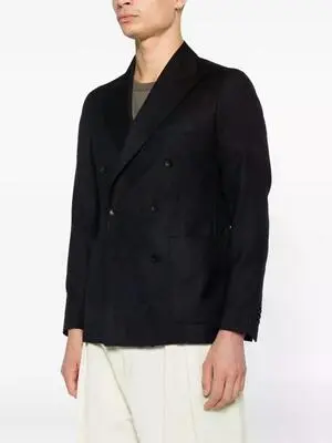 Tagliatore Double-breasted Herringbone Blazer