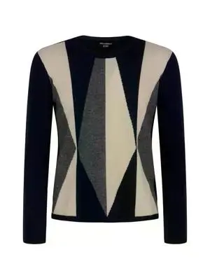 Emporio Armani Patterned Sweaters For Men