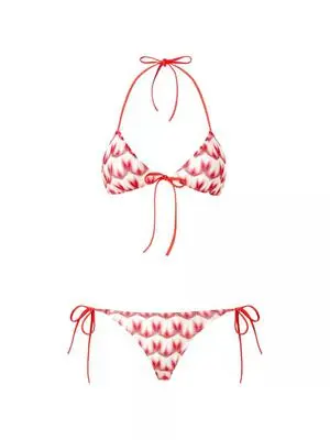Missoni Printed Knit Bikini - White