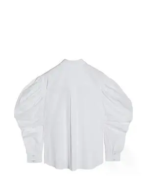Simone Rocha Beaded Draped-sleeve Shirt