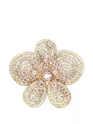 JENNIFER BEHR Flower Embellished Brooch - Gold