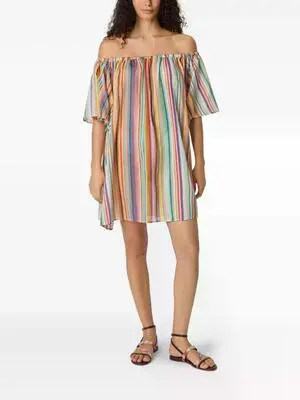 Missoni Off-shoulder Zigzag-pattern Cover-up