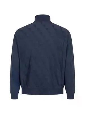 Emporio Armani Icon Textured Roll-neck Sweater