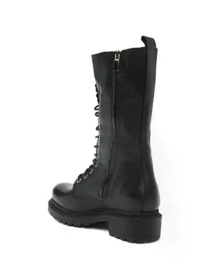 METISSE Zip-embellished Lace-up Boots