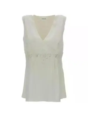 P.a.r.o.s.h Lace-detail Sleeveless Blouse
