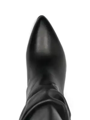 METISSE Pointed Leather Boots