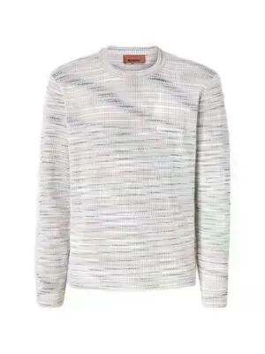 Missoni Crew-neck Knitted Sweater - White