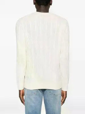 BOSS Cable-knit Crew-neck Sweater