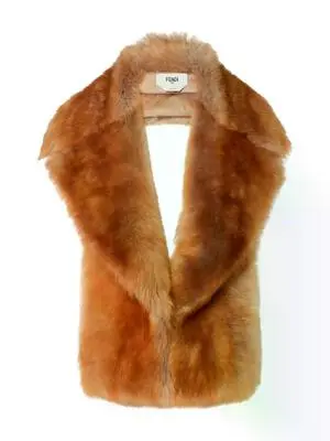 Fendi Fur Scarf - Brown