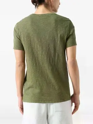 American Vintage Bysapick Short-sleeve Round-neck T-shirt - Green