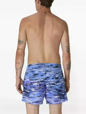 Missoni Wave-pattern Swim Shorts