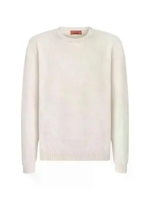 Missoni Textured Crew-neck Sweater - Neutrals