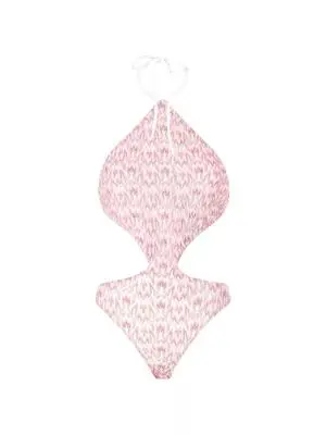 Missoni Graphic Pattern Swimsuit - Pink