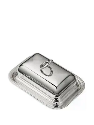 Christofle Vertigo Butter Dish - Silver