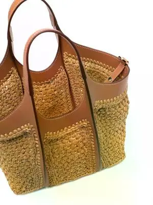 TOD'S Mini Woven Shopper