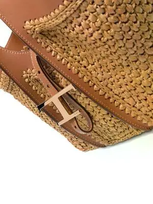 TOD'S Mini Woven Shopper