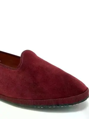 CAPULETTE Velvet Loafers - Red