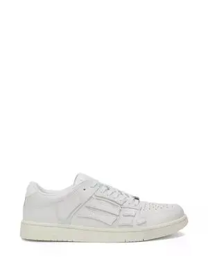 Amiri Skel Leather Sneakers - White