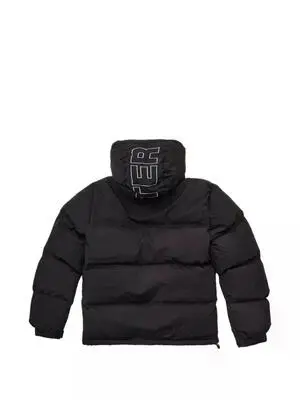 IUTER Logo Hooded Puffer Jacket