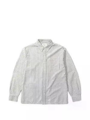 BUTTER GOODS Striped Embroidered Shirt