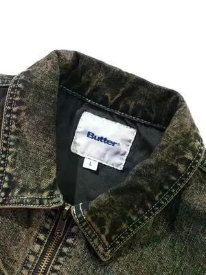 BUTTER GOODS Embroidered Denim Jacket