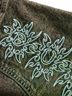 BUTTER GOODS Embroidered Denim Jacket