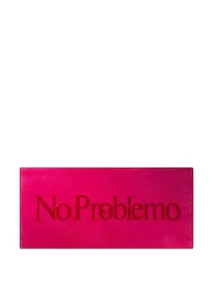 NO PROBLEMO Logo Beach Towel - Pink