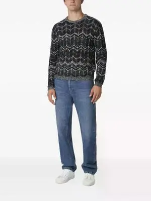 Missoni Chevron-pattern Crew-neck Sweater