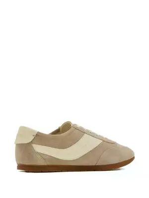 Vince La Stripe Suede Sneakers