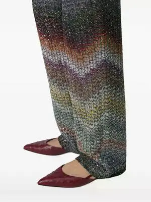 Missoni Sequin-embellished Flared Trousers