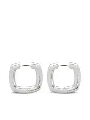Tom Wood Metal Hoops Earrings - Metallic