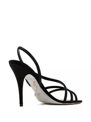 Rene Caovilla 100mm Erin Slingback Sandals