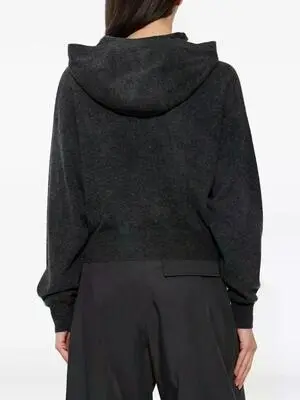 LISA YANG Hooded Zip Sweater