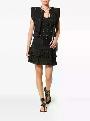 MARANT ETOILE Volana Quilted Studded Top