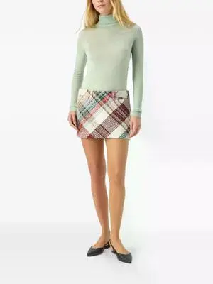 Missoni Check Pattern Mini Skirt