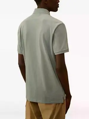 C.P. COMPANY Stretch Piquet Short-sleeve Polo - Blue