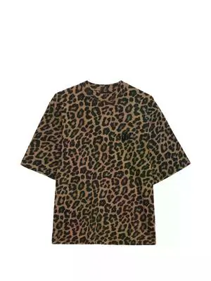 ANINE BING Leopard-print T-shirt