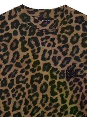 ANINE BING Leopard-print T-shirt