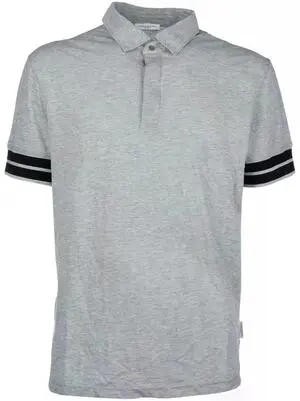 PAOLO PECORA Short-sleeve Polo Shirt - Grey