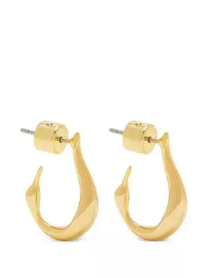 Jenny Bird Stud Hoop Earrings - Gold