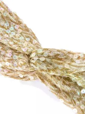 Missoni Sequin-embellished Twisted Headband