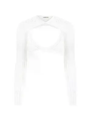 Manière De Voir Knitted Overlay Top