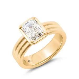 BELLA PONTE 18k Yellow Gold Diamond Solitaire Ring - Yg